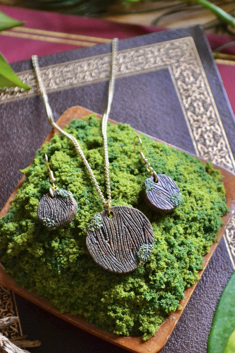 Ceramic Forest Pendant Set – The Arcane Moth