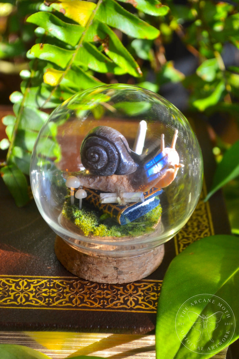 Enchanted Snail Mini Sculpture Jar – The Arcane Moth
